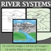 River Geology Clip Art (river Systems Clipart) - Etsy