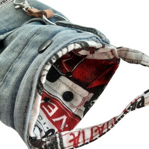 Cell Phone Crossbody Bag With Pockets, Denim Shoulder Pouch for ...