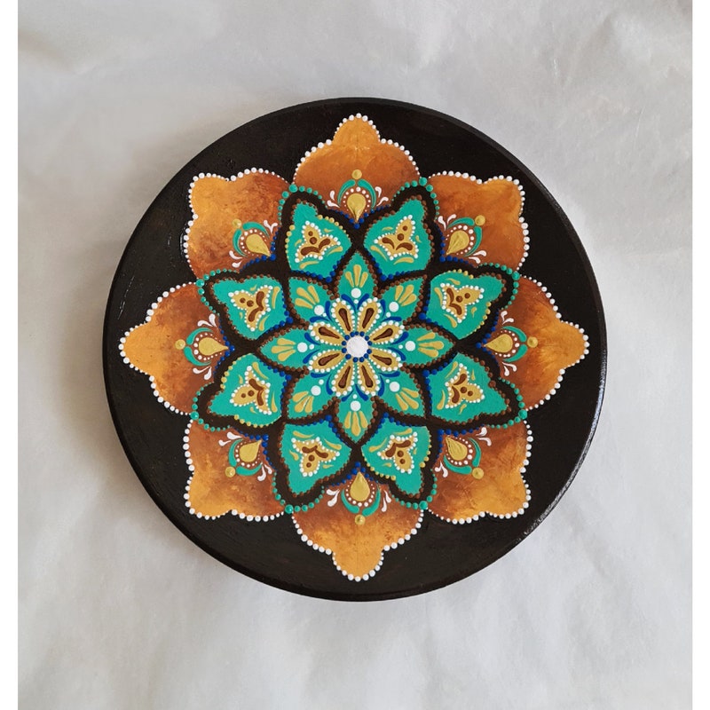 Mandala Plate - Etsy