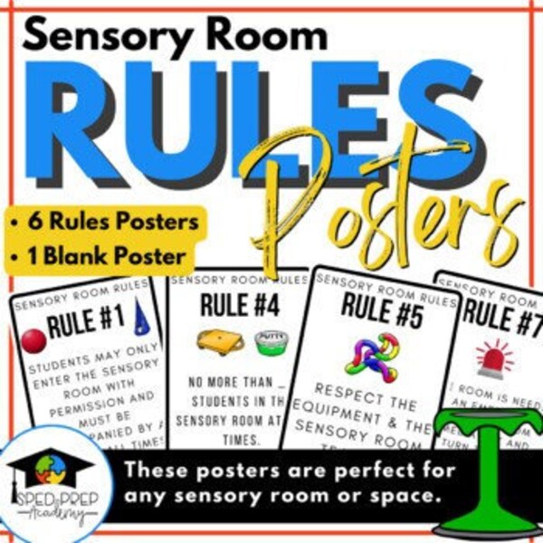 Sensory Room Posters - Etsy