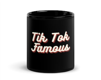 Personalised TIK TOK MUG Ideal Gift or Birthday Gift. Boys Girls Son ...