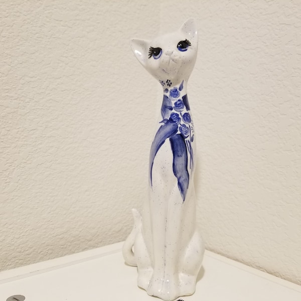 Long Neck Cat Sculpture - Etsy