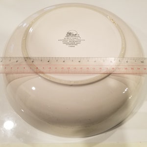 Vintage Fruit Pattern Dinner Bowl 12 Inches, International Table Works ...