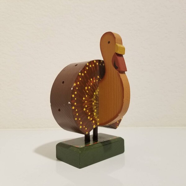 Wooden Turkey Sculpture - Etsy
