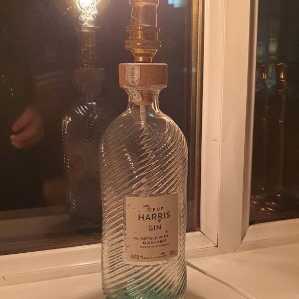 Gin Bottle Lamp - Etsy UK