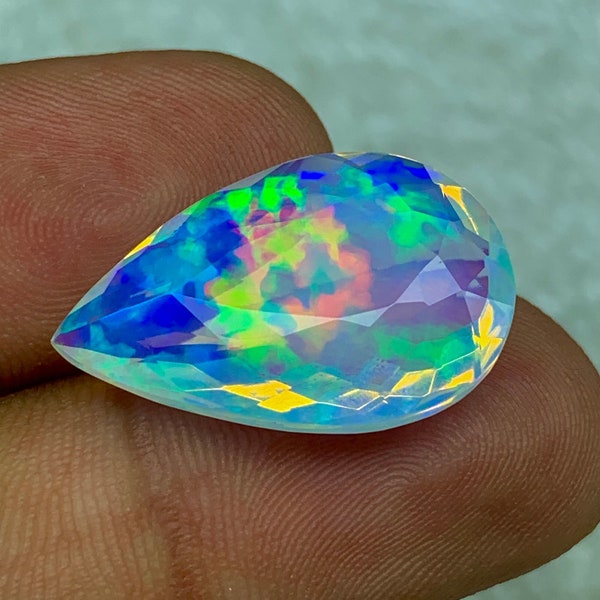 Faceted Opal - Etsy