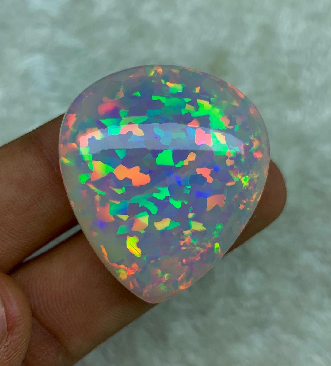 94.05ct HUGE Super Vivid Rainbow Opal, Big Bright Ethiopian Opal, Huge ...