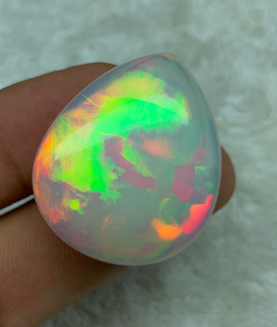 70.5ct HUGE Super Vivid Rainbow Opal, Big Bright Ethiopian Opal, Huge ...