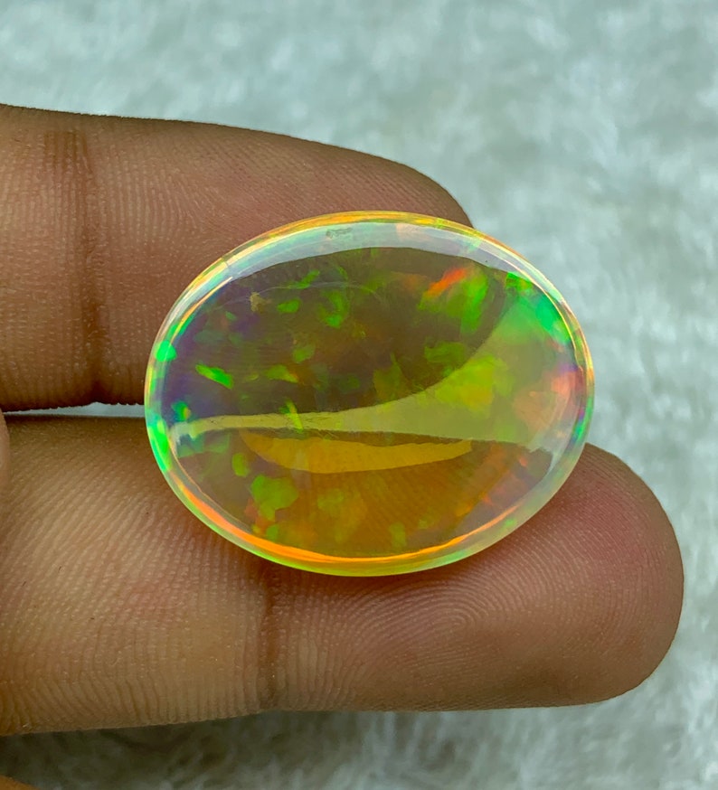 20ct Rainbow Ethiopian Opal Crystal, Welo Opal Crystal, Sparkling 5/5 ...