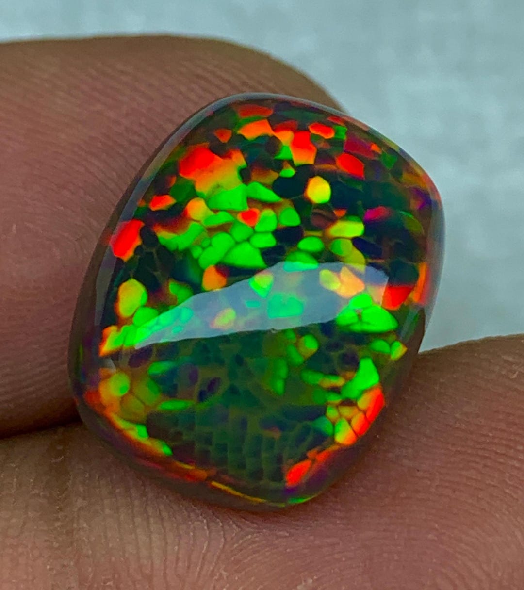 8ct Rarest of Rare Natural Black Honeycomb Opal, Un-treated Museum ...