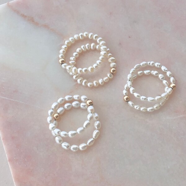 Pearl Ring - Etsy