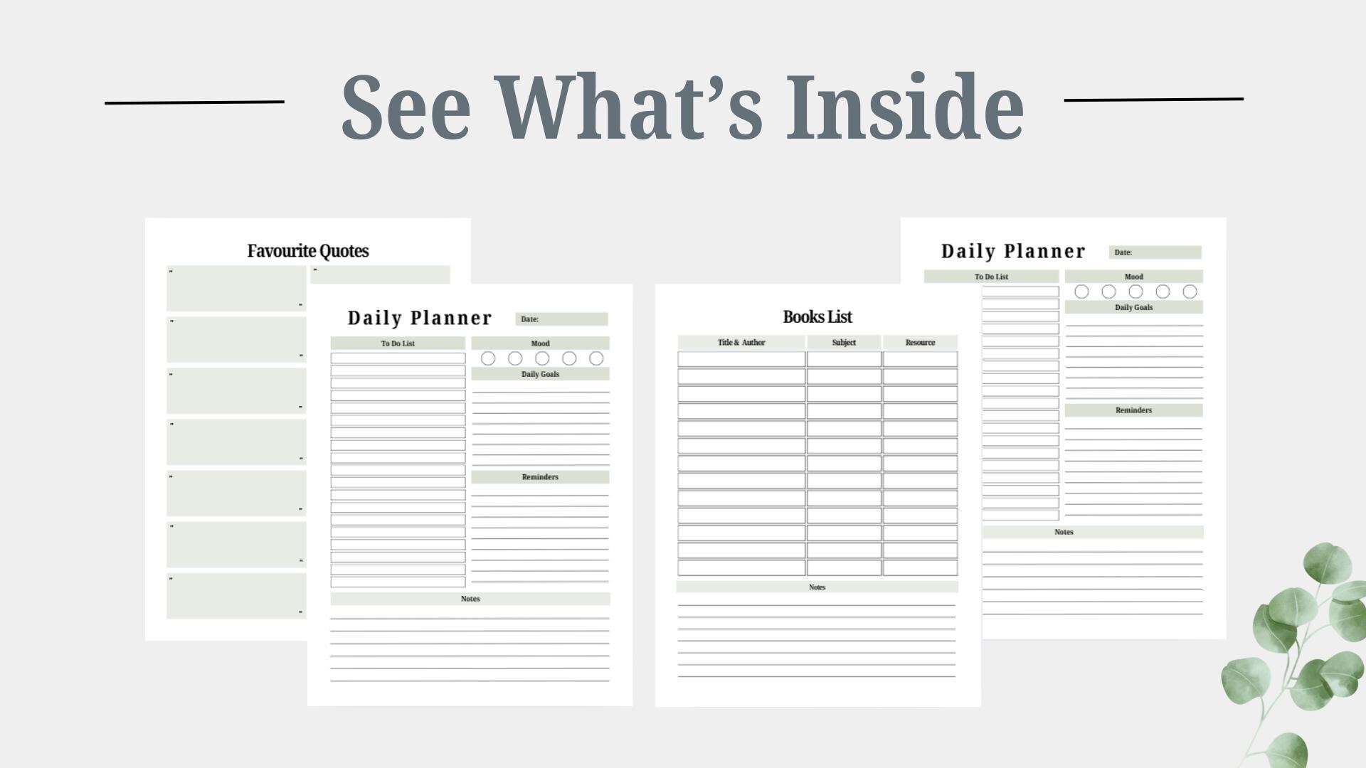 ADHD Student Planner Printable | ADHD School Planner | Executive ...