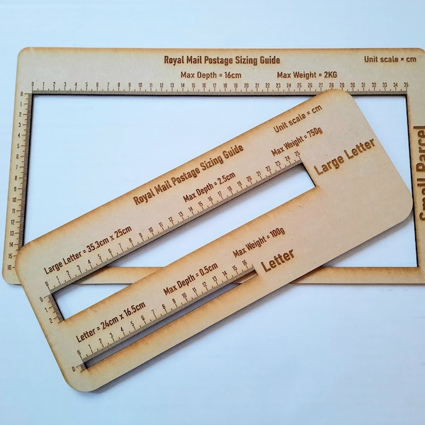 Royal Mail Sizing Guide - Etsy UK
