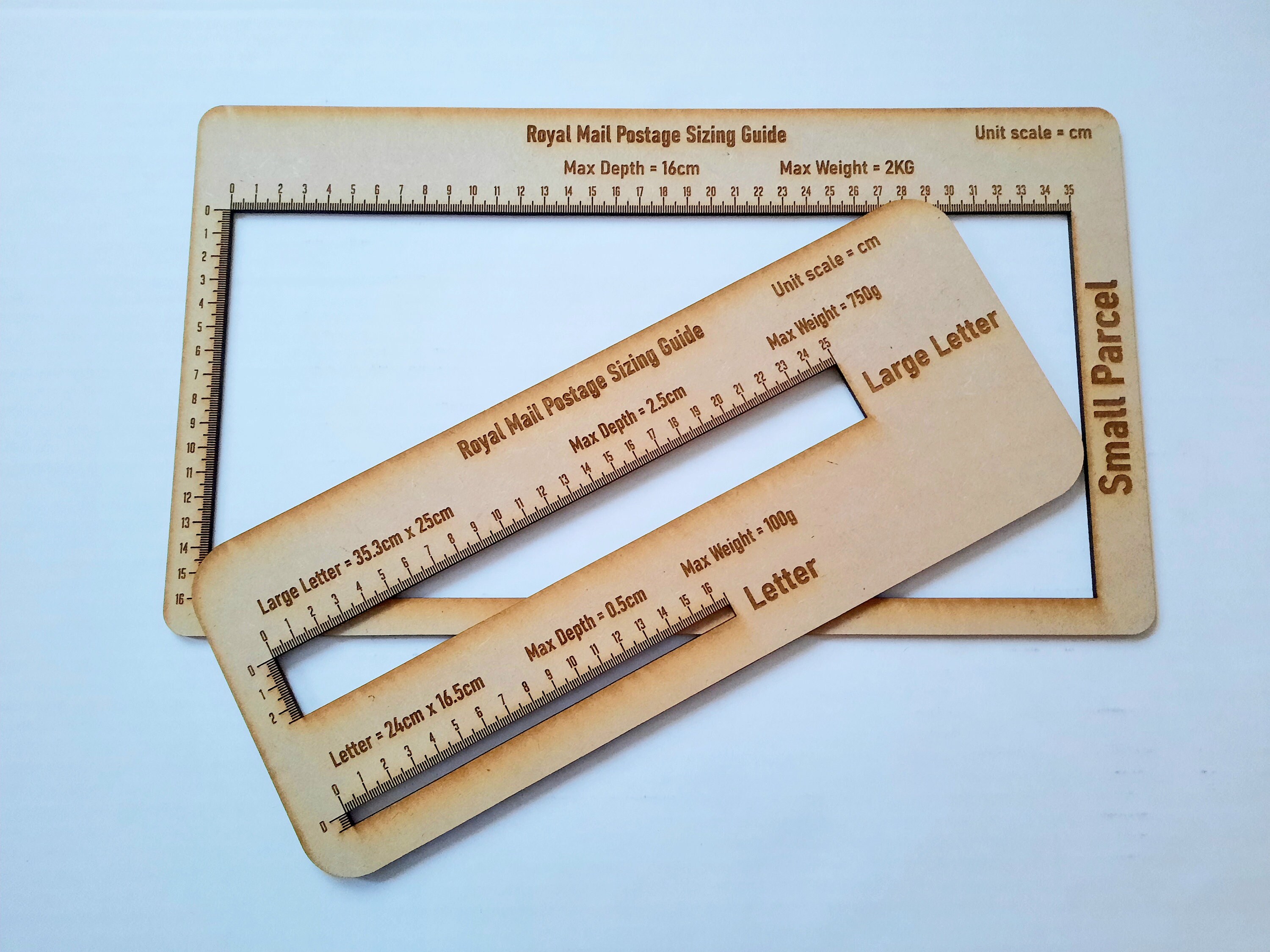 Royal Mail Postage Sizing Guide Large Letter Small Parcel PPI Size ...