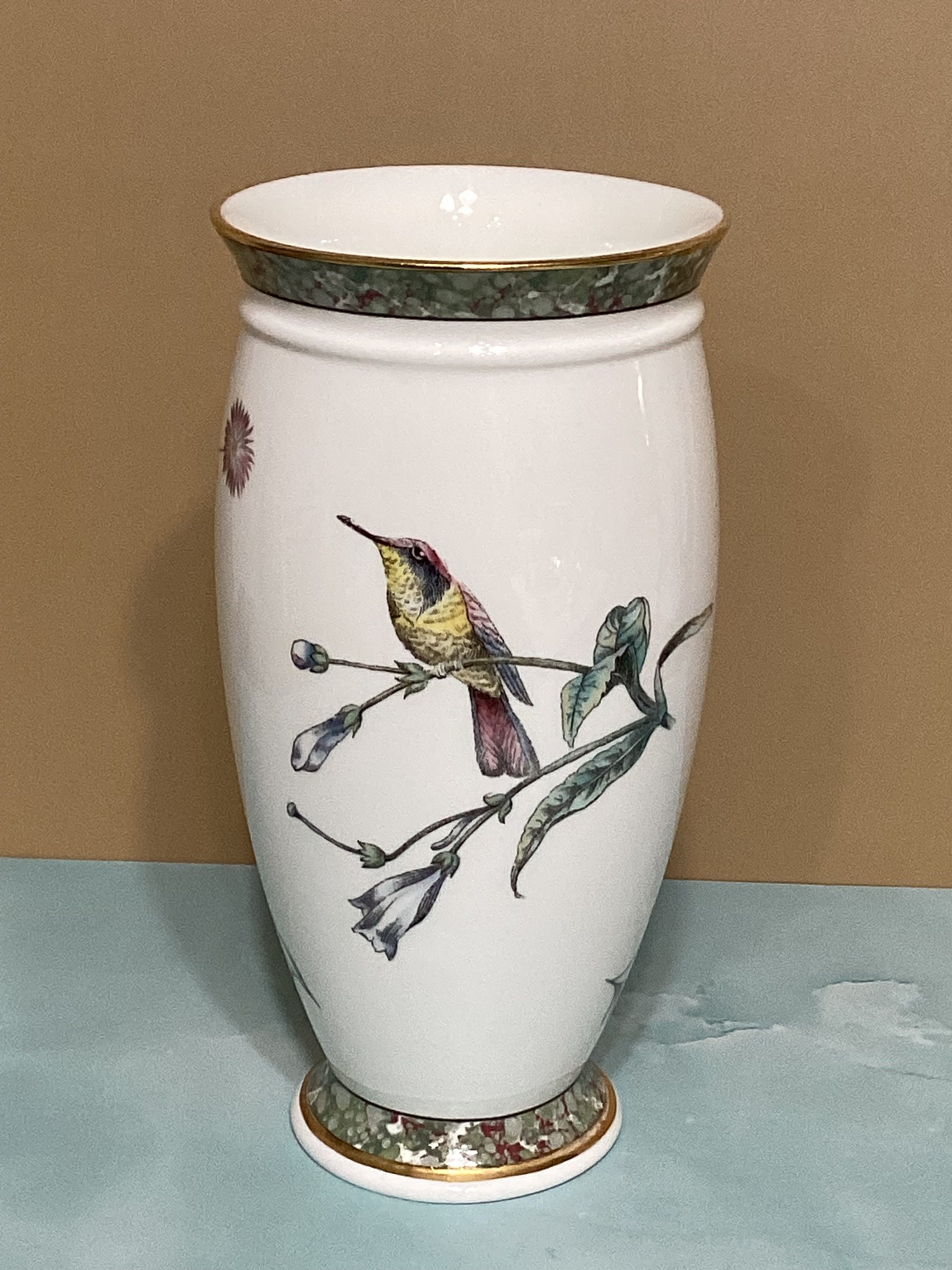 Vintage Wedgwood Hummingbirds Vase - Etsy