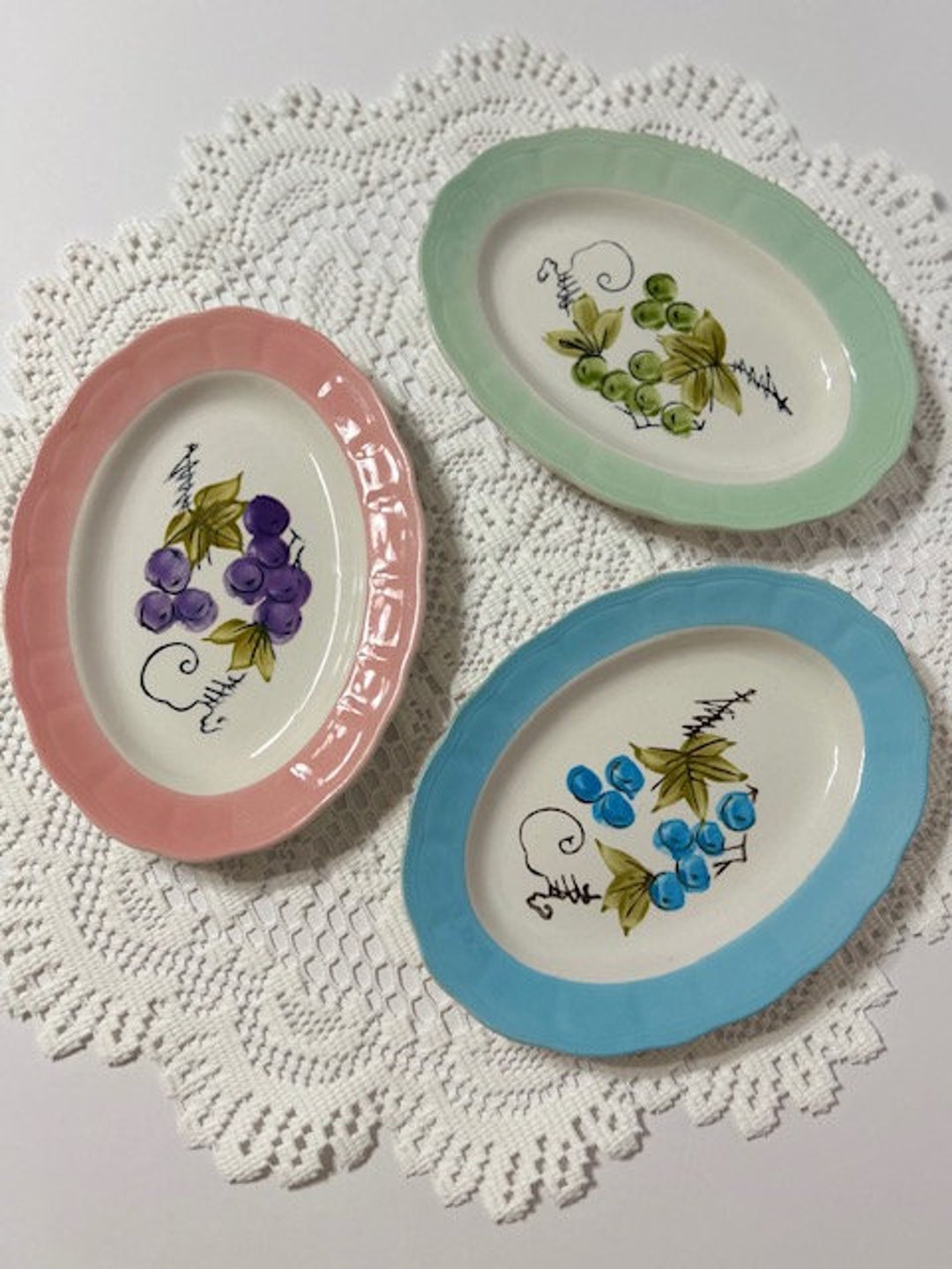 Vintage Corona Ironstone Ware Small Platters - Etsy