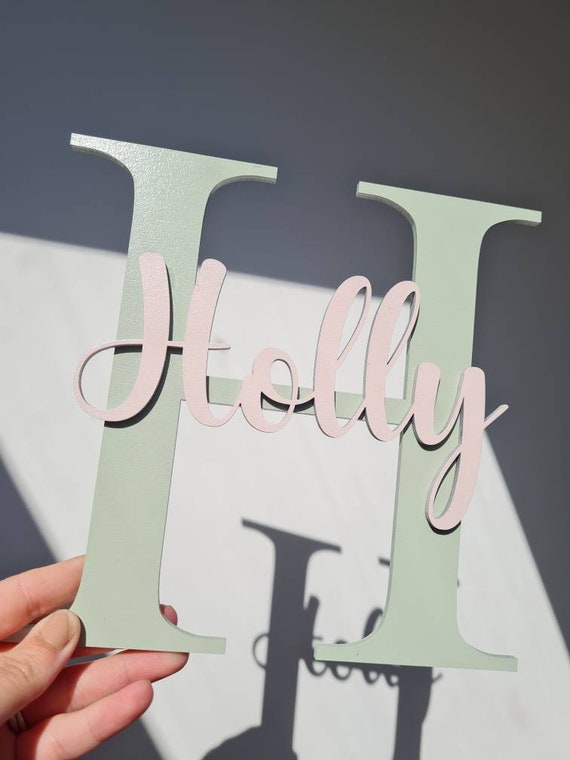 Personalised Initial & Name Sign / Door Sign / Room Sign / - Etsy UK