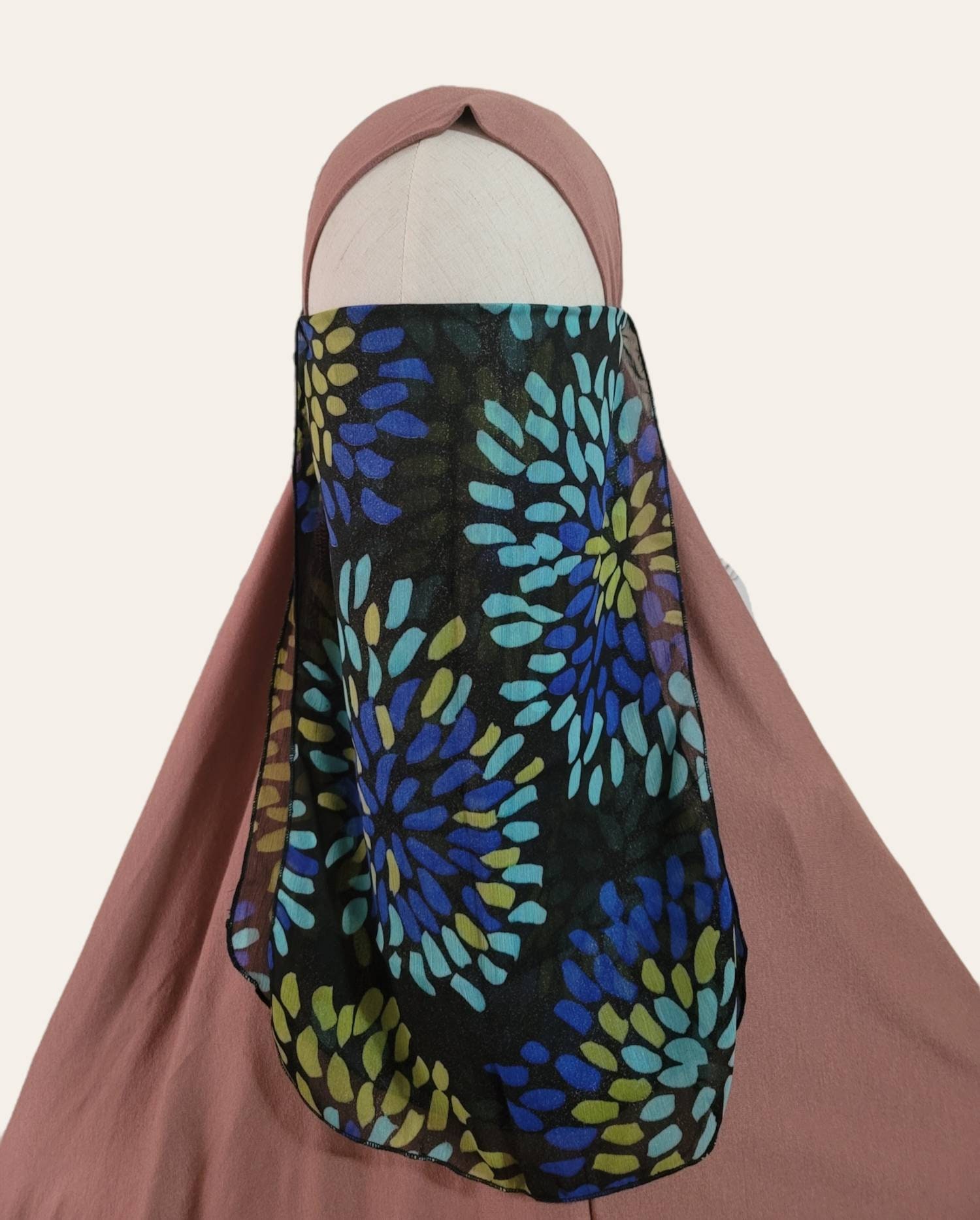Patterned Half Niqab - Etsy