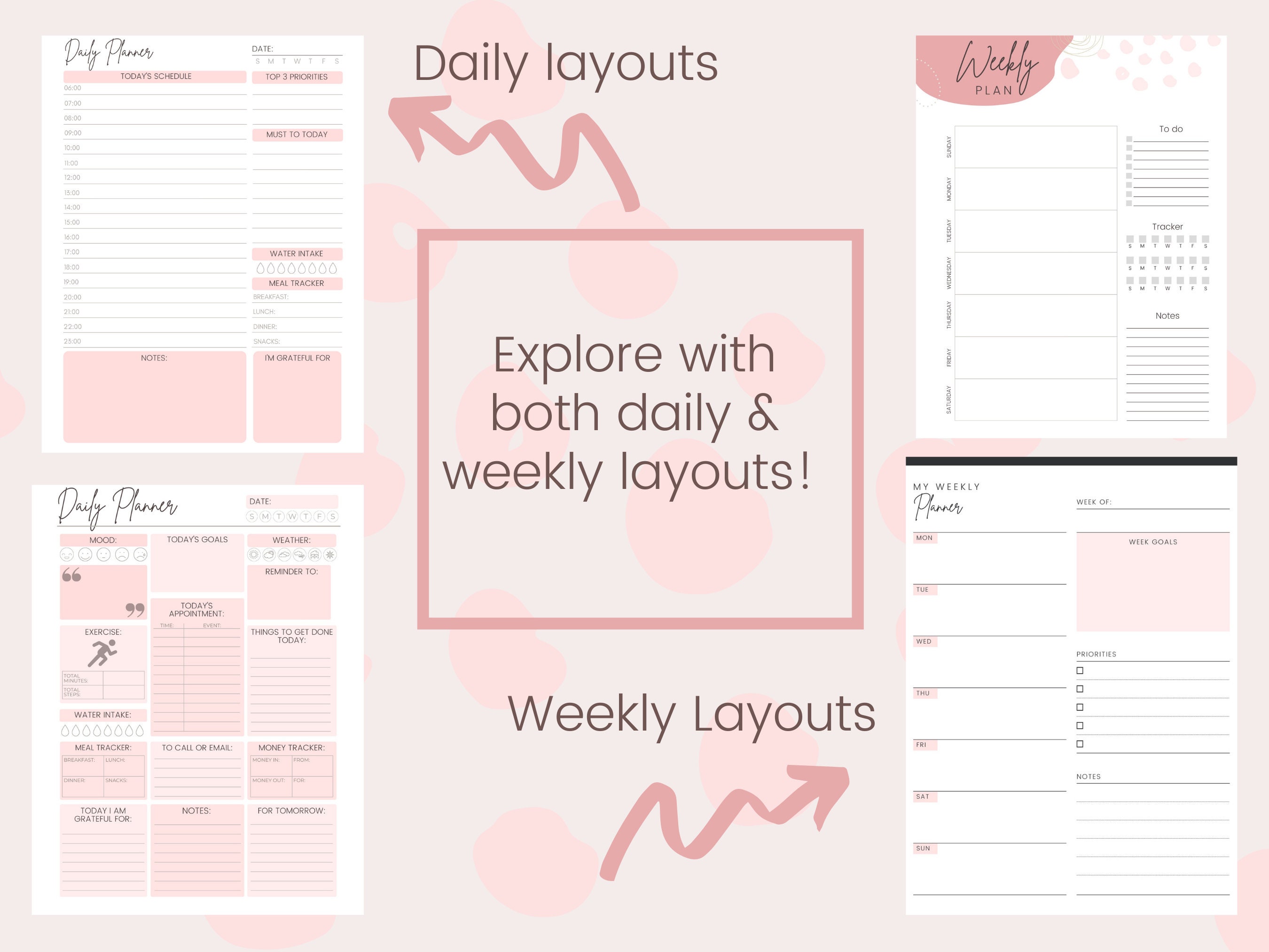2022 Digital Planner Printable Planner Beginner Digital Planner
