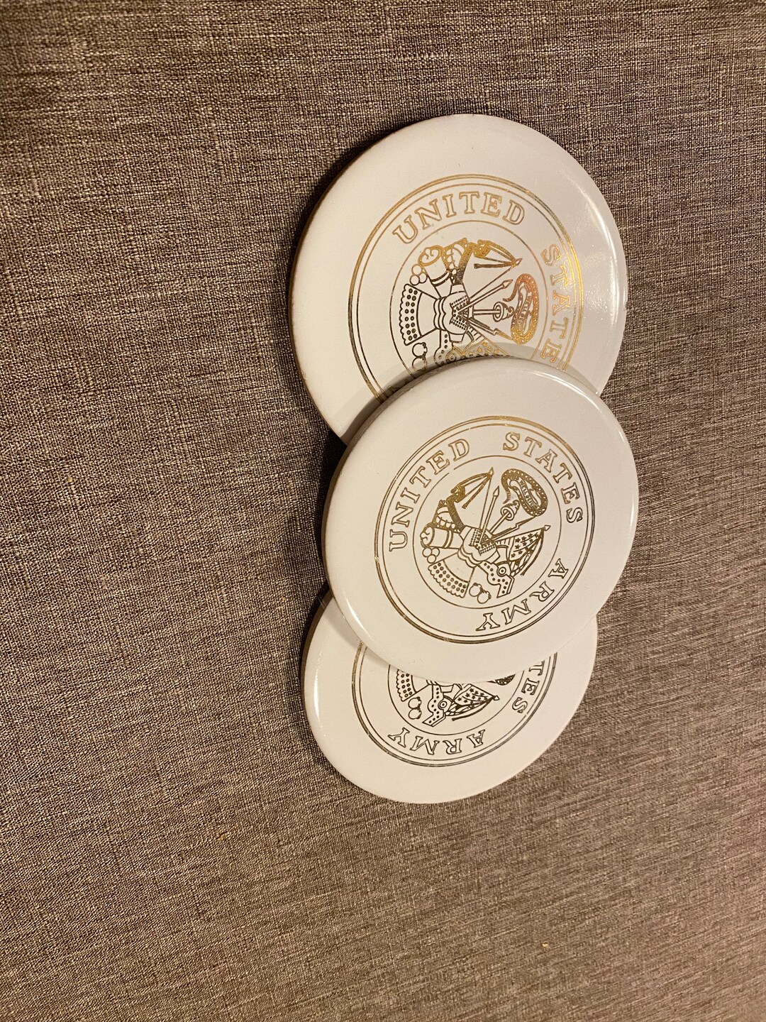 United States Army Ceramic Emblem Coasters - Etsy