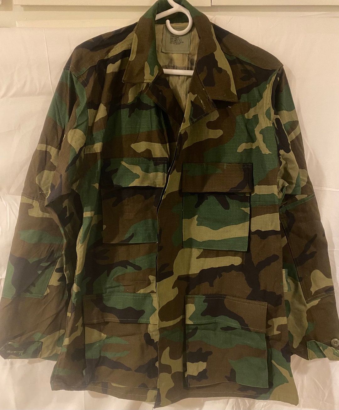 Medium/Regular Woodland Camo BDU Pattern Fatigue Jacket - Etsy Österreich