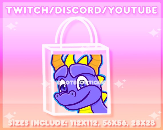 Twitch Spyro Emote / Spyro the Dragon Emote / PS1 Emote / | Etsy