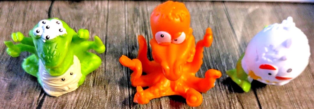 Zuru Smashers Series 3: Alien Egg, Gator, Octopus Mini Figure Lot - Etsy