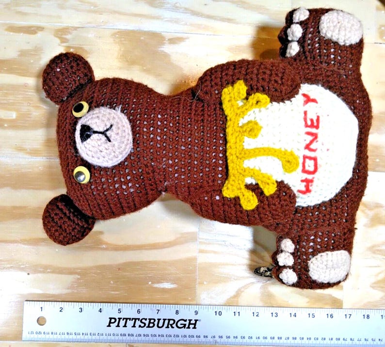 Honey Bear! Brown - Amigurumi Style - Plush Crochet / Heavy Yarn Stuff ...