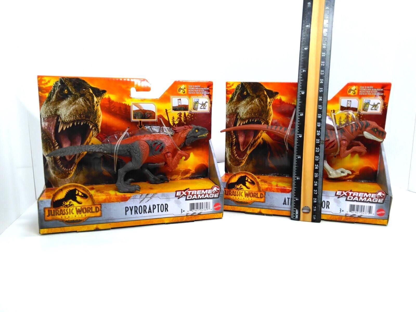 Atrociraptor & Pyroraptor (2) - Dinosaur Action Figures - Extreme ...