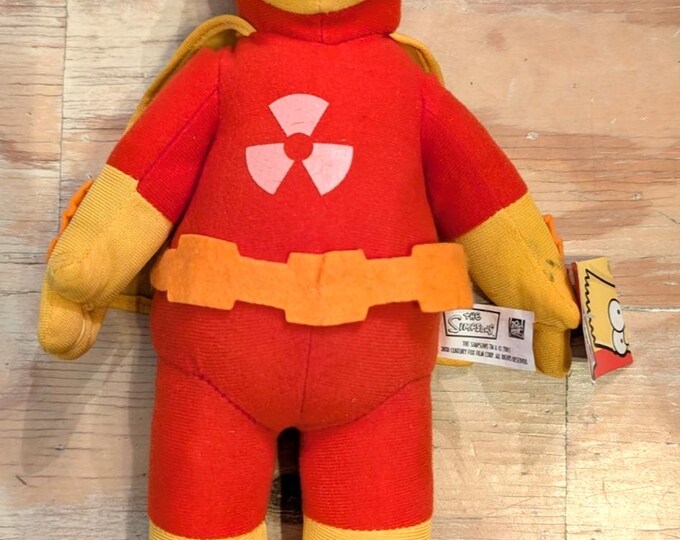 The Simpsons Homer as Radioactive Man 15" Plush Doll 2000's Nanco W ...
