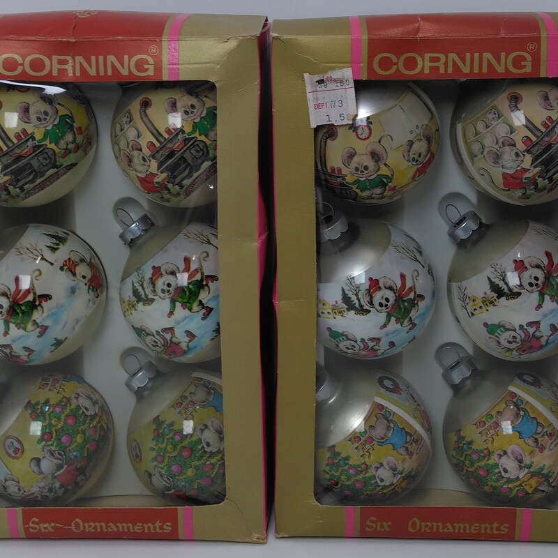 Corning Christmas Ornaments - Etsy