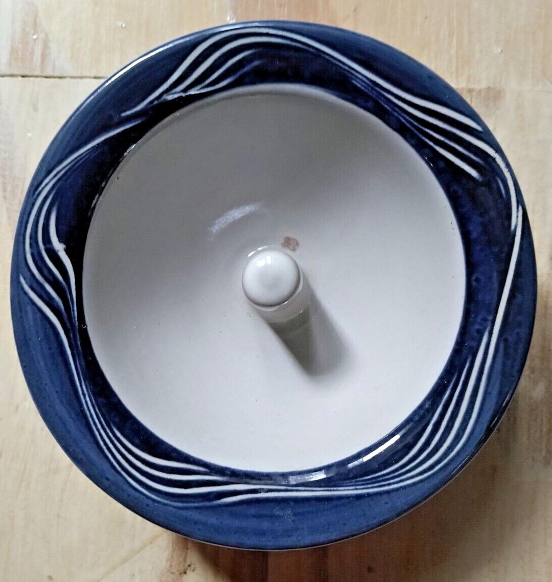 The Original Apple Baker Baking Pottery Dish 6-3/8" Dia., Made in Paris ...