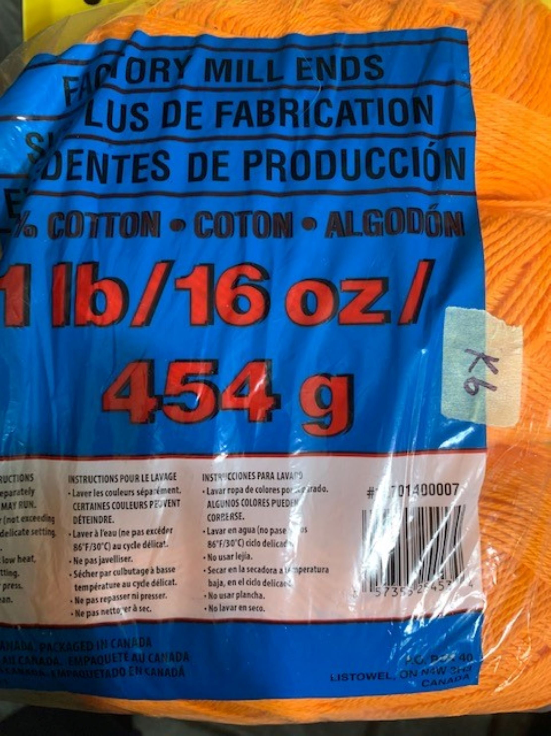 Factory Mill Ends Yarn 3 Rolls of Same Color cotton - Etsy