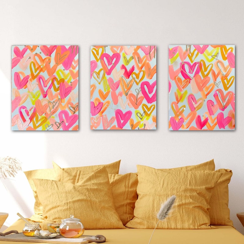 Canvas Heart - Etsy