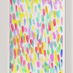 Colorful Rainbow Watercolor Prints Set of 3 for Children's Room Decor ...