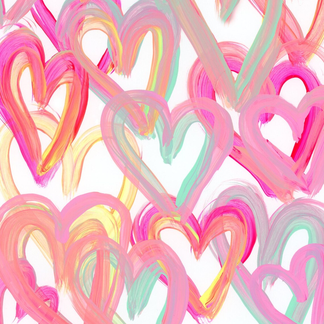 Digital Prints Home Decor Wall Prints Heart Prints Heart - Etsy