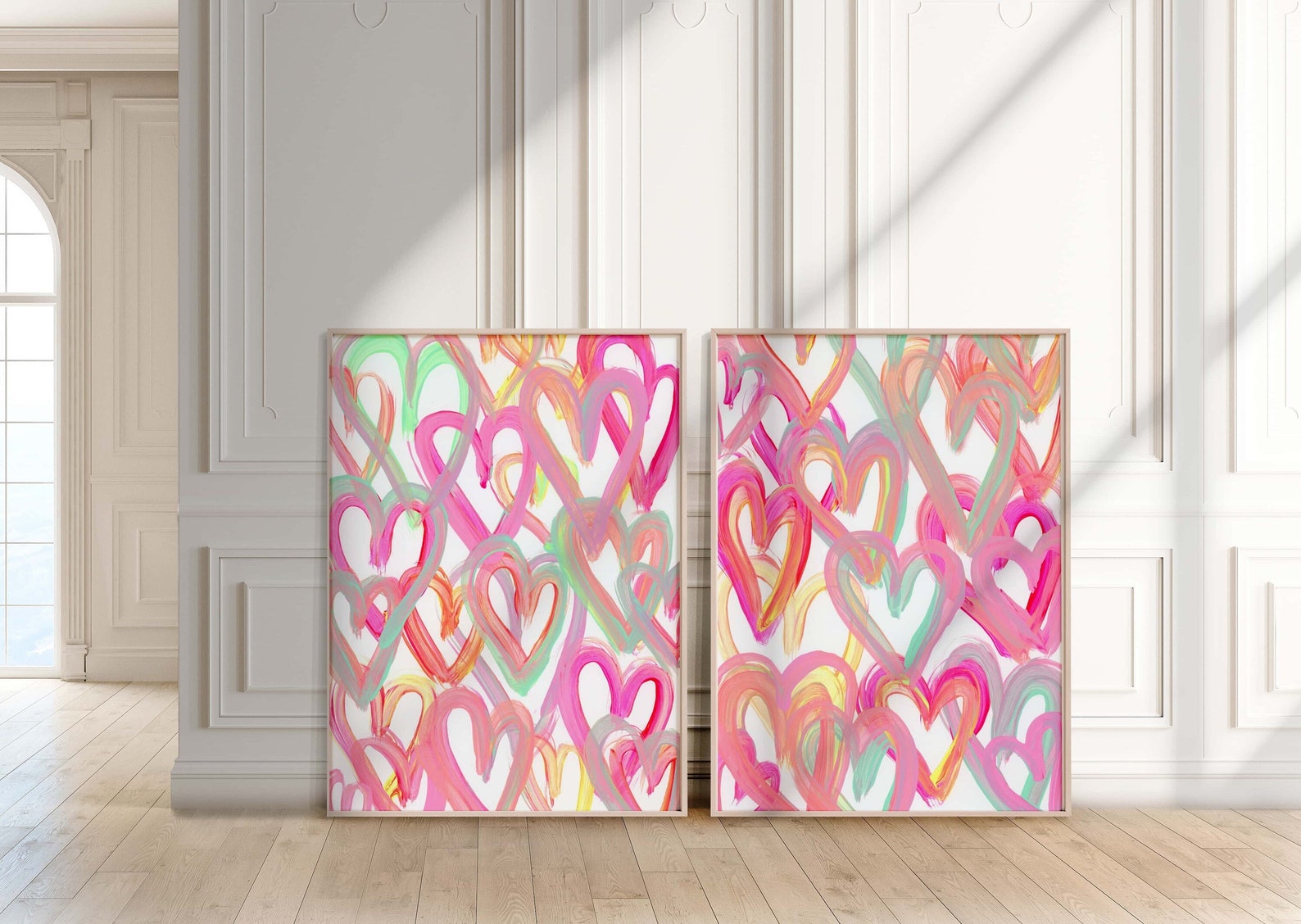 Digital Prints Home Decor Wall Prints Heart Prints Heart - Etsy