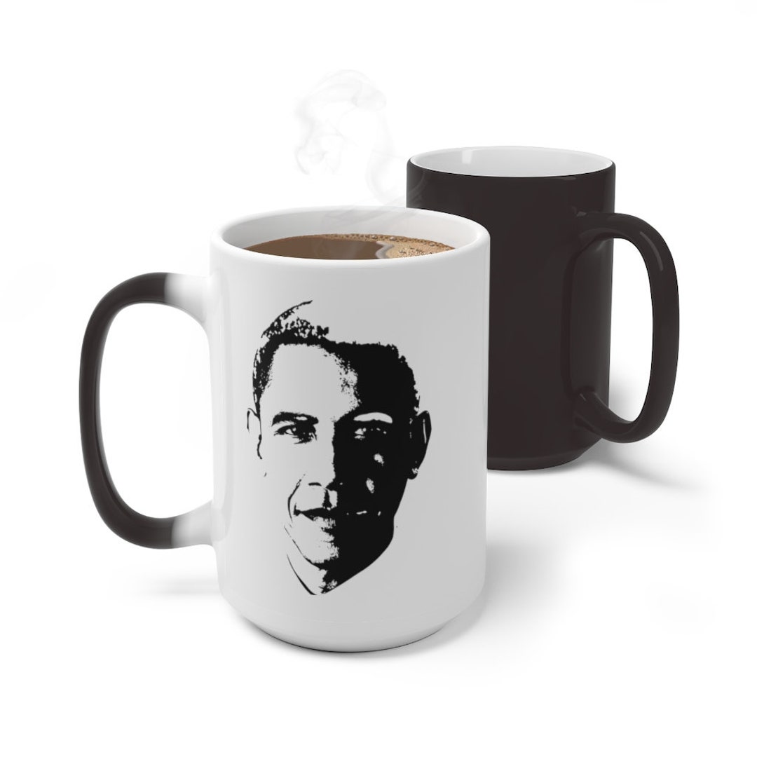 Barack Obama Color Changing Mug Home & Living Kitchen and - Etsy