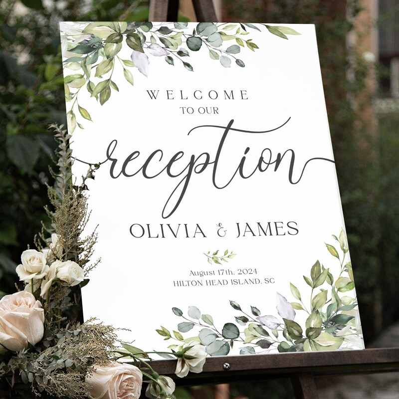 Reception Signs - Etsy