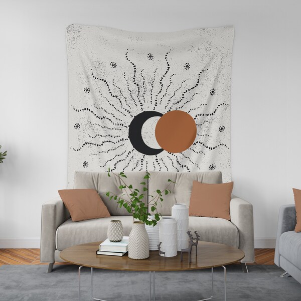 Sun and Moon Tapestry - Etsy