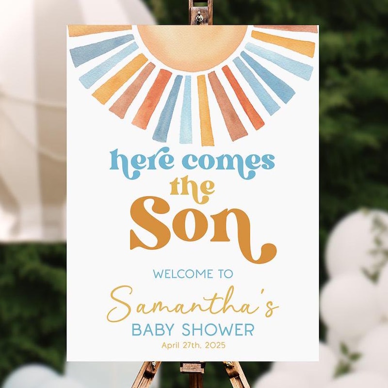 Here Comes the Son Baby Shower - Etsy