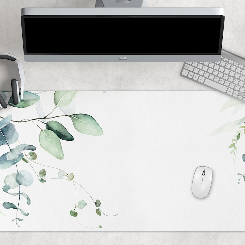Green Desk Mat - Etsy