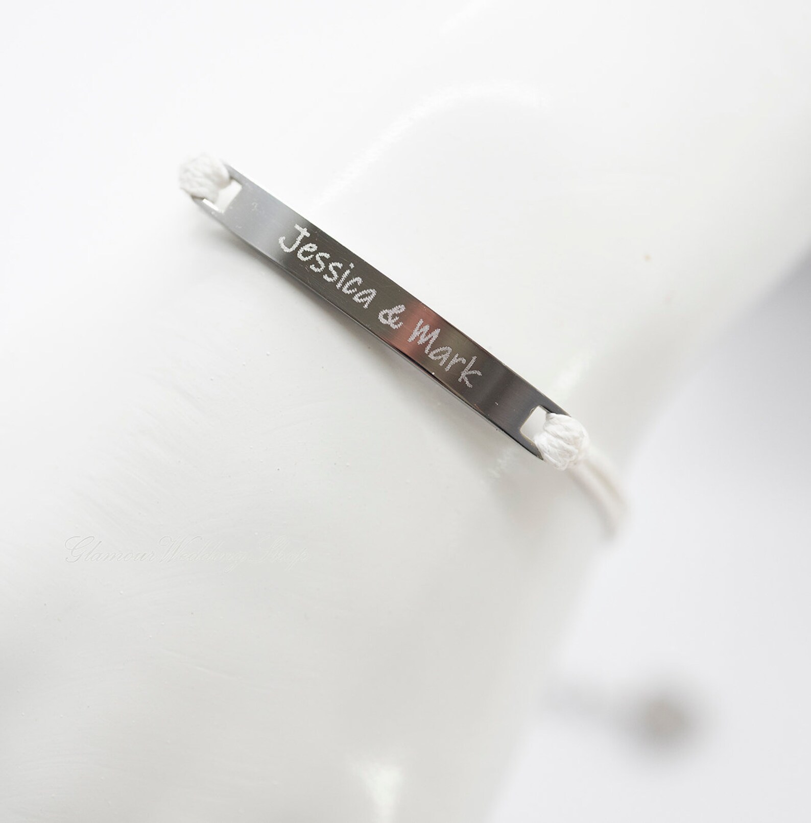 Personalized Bar Bracelet Bar Bracelet Custom Monogram - Etsy