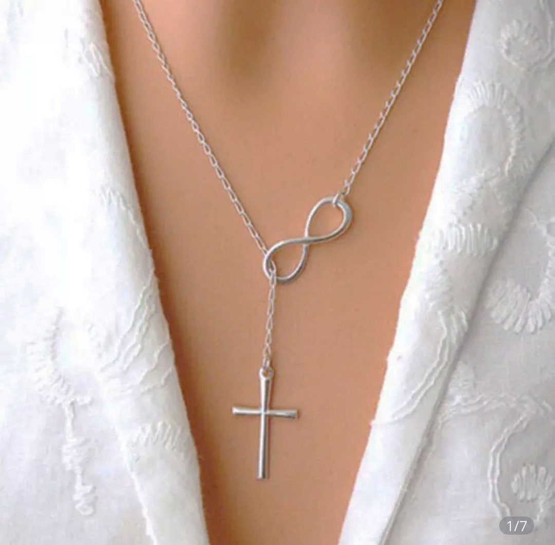 Cross Necklace Small Cross Necklace Simple Cross Necklace Dainty Cross ...