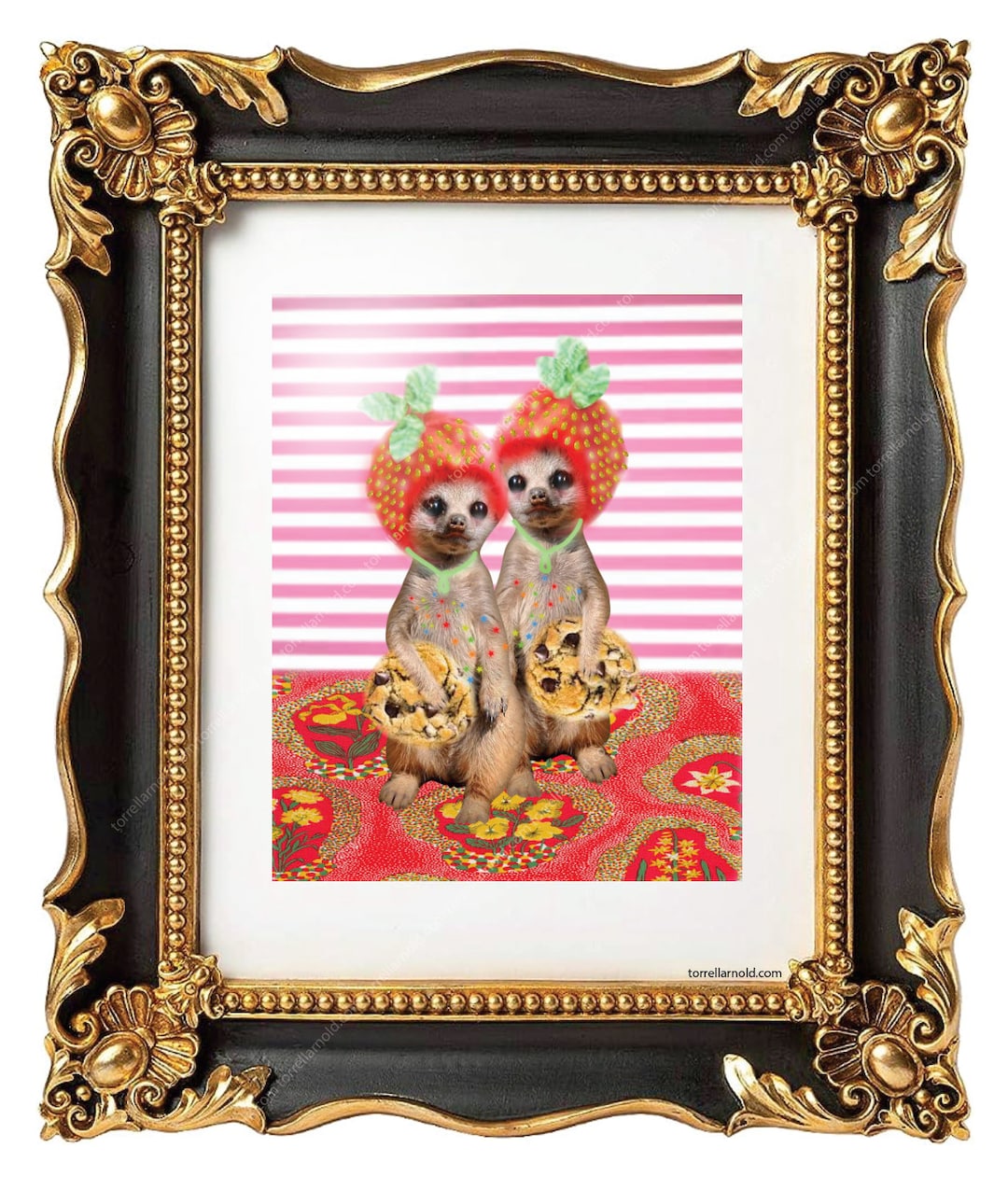 Friendship Meerkat Cookies Limited Edition Print - Etsy