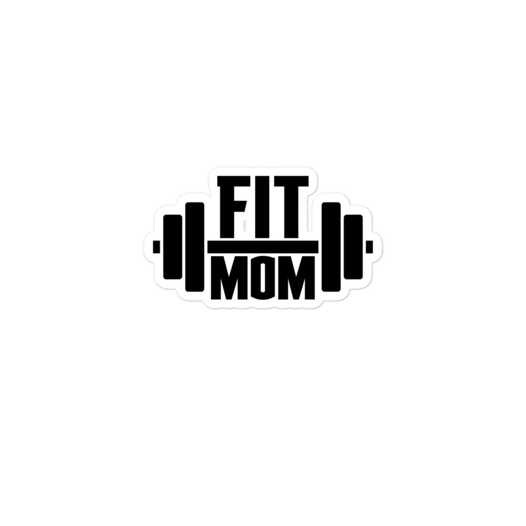 Mom Sticker, Fit Mom, Loves to Workout, Mama Bubble-free Stickers - Etsy