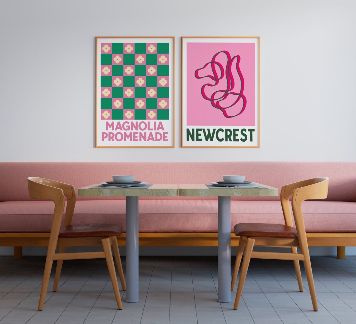 Set of 2 Art Prints Sims Worlds Trendy Travel Prints Gift Sims 4 Merch ...