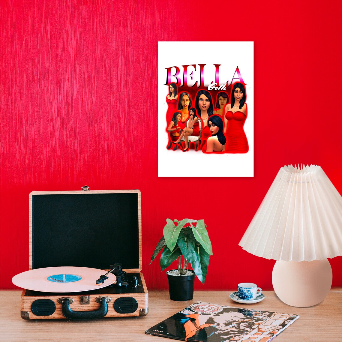 Bella Goth Print the Sims 4 Merch Digital Download Gift for Gamers Gift ...