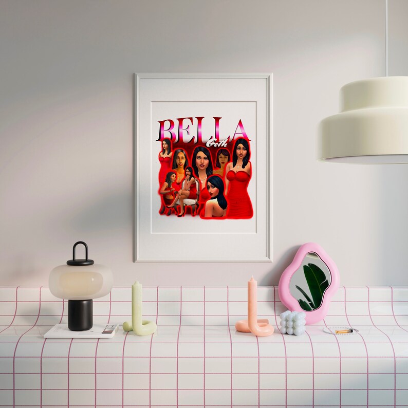 Bella Goth Print the Sims 4 Merch Digital Download Gift for Gamers Gift ...