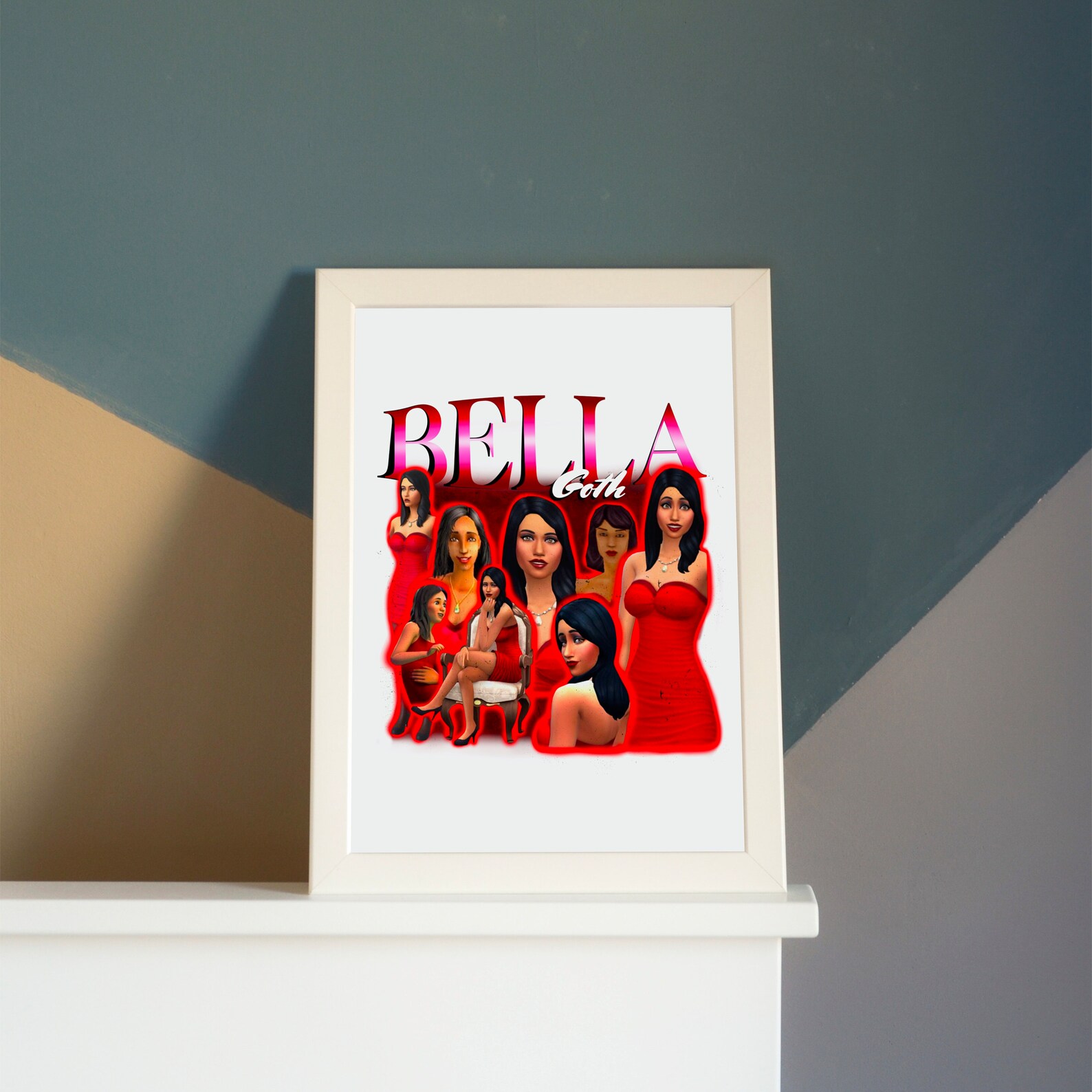 Bella Goth Print the Sims 4 Merch Digital Download Gift for Gamers Gift ...